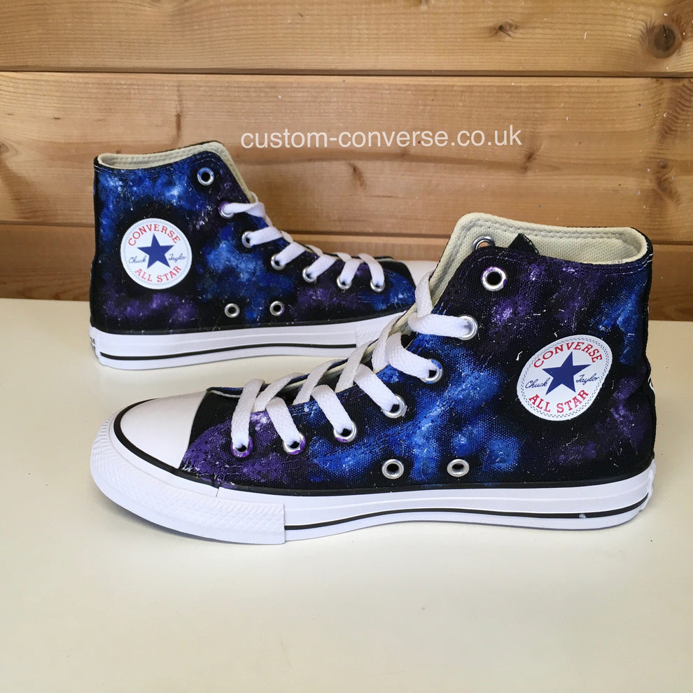 New Doctor Who Galaxy Converse Custom Trainers