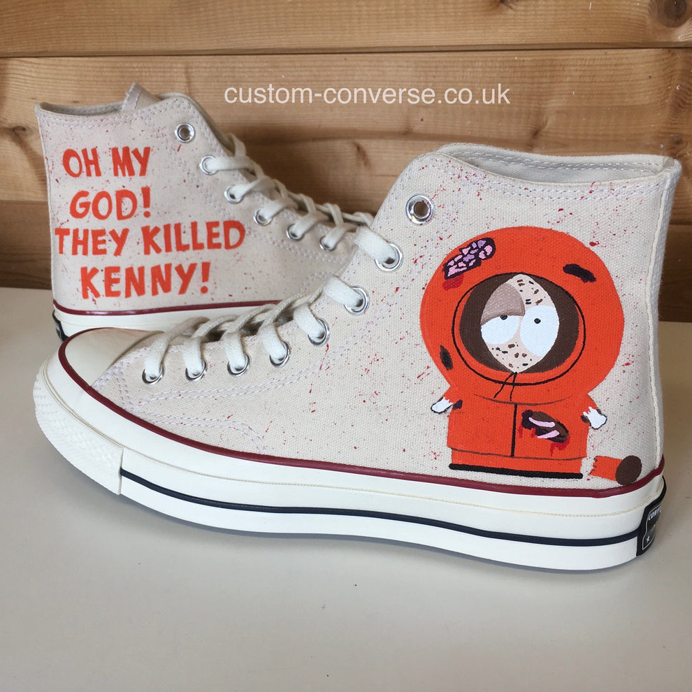 OMG Kenny South Park Converse Custom Trainers