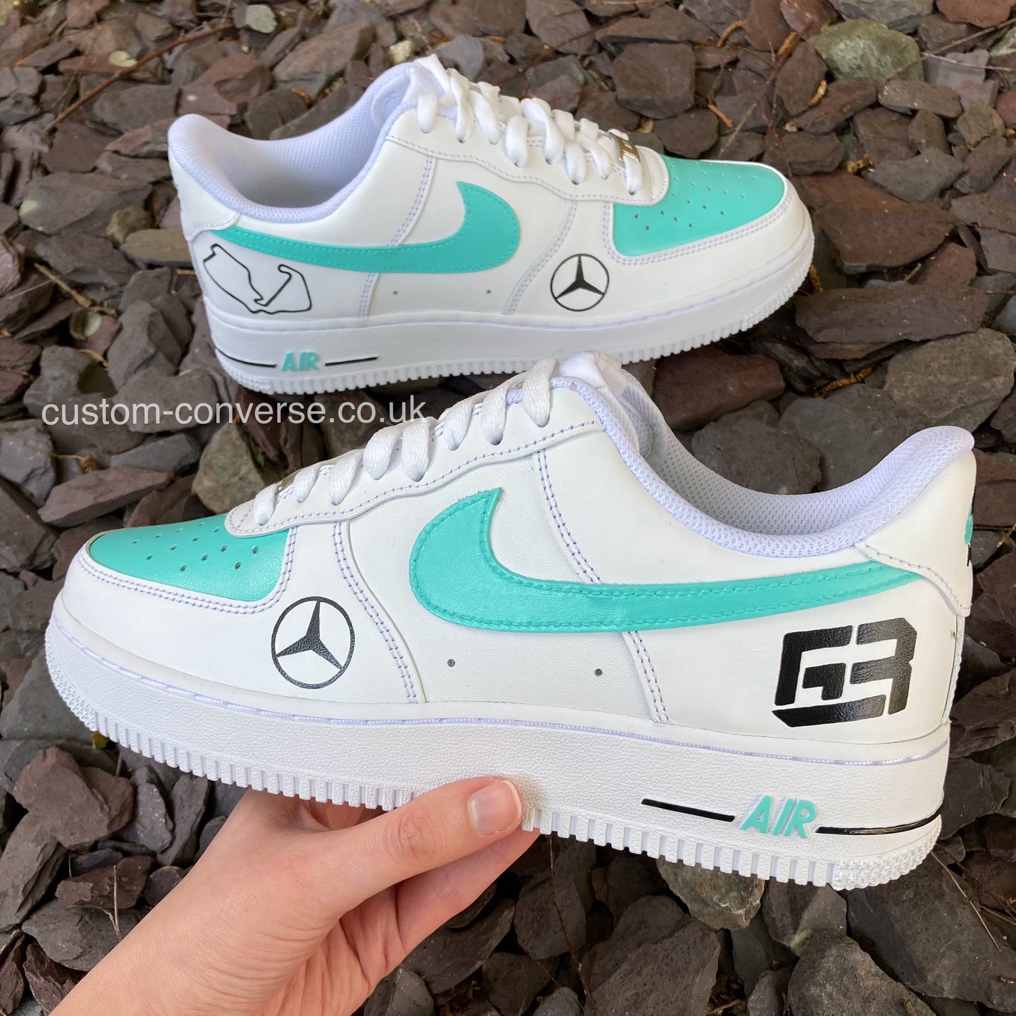 F1 Teams Air Force 1 Custom Nike Trainers Personalised