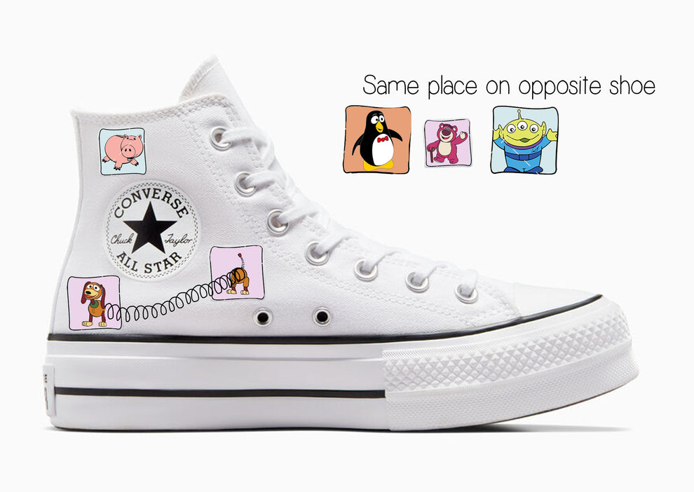 Toy Story Platform Converse | Custom Hand Painted Trainers