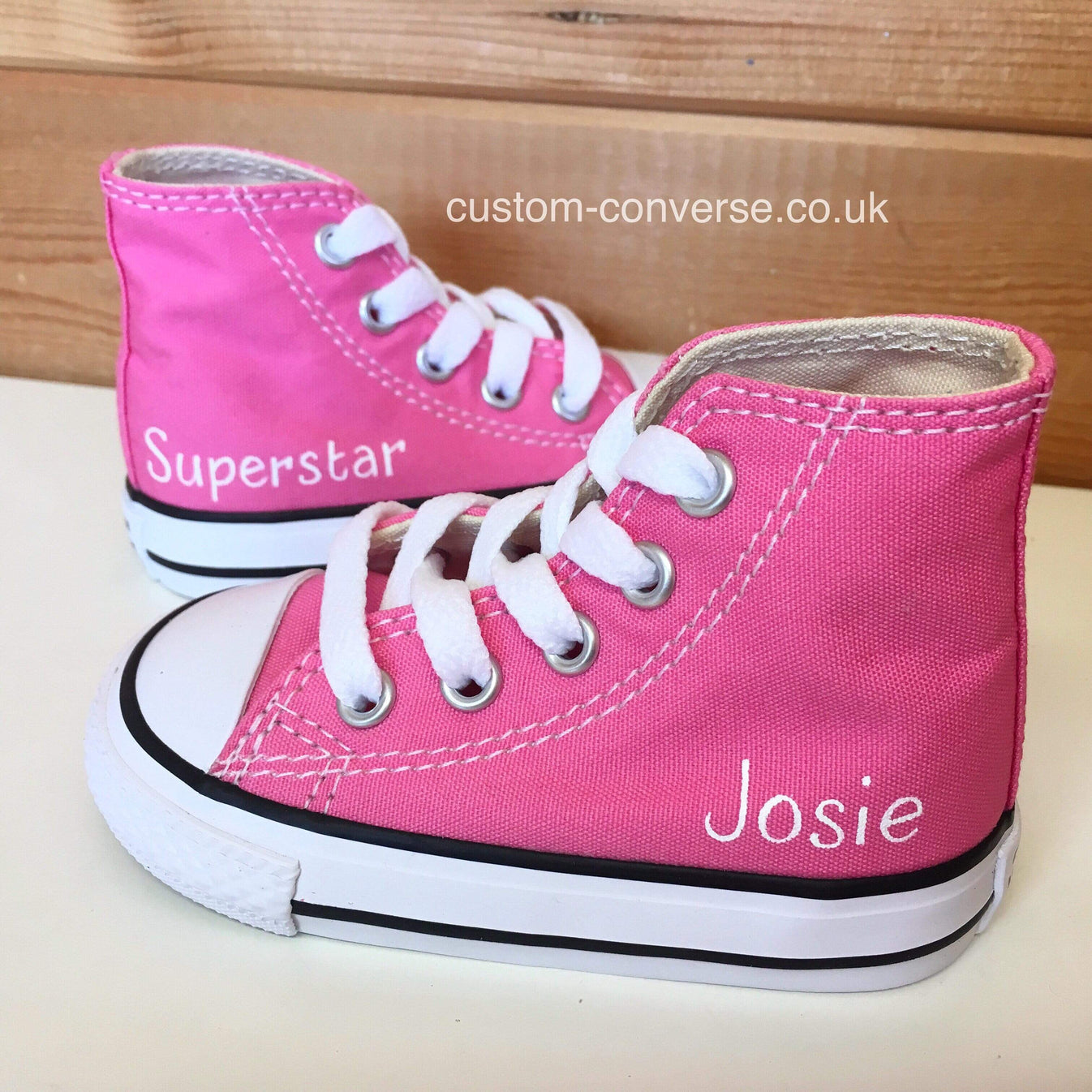 Kids Personalised Converse Custom Trainers