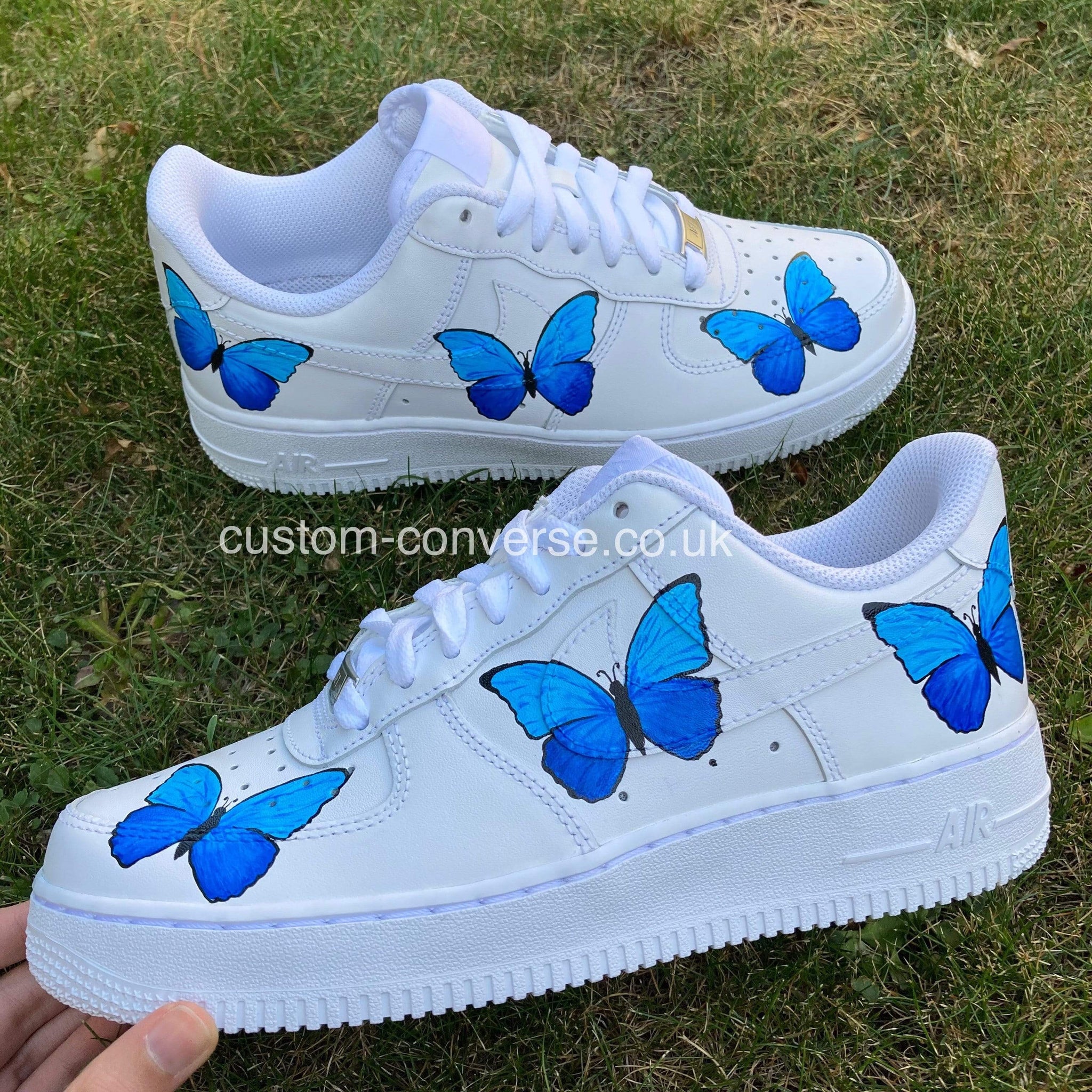 Blue Butterflies | Custom Converse Ltd